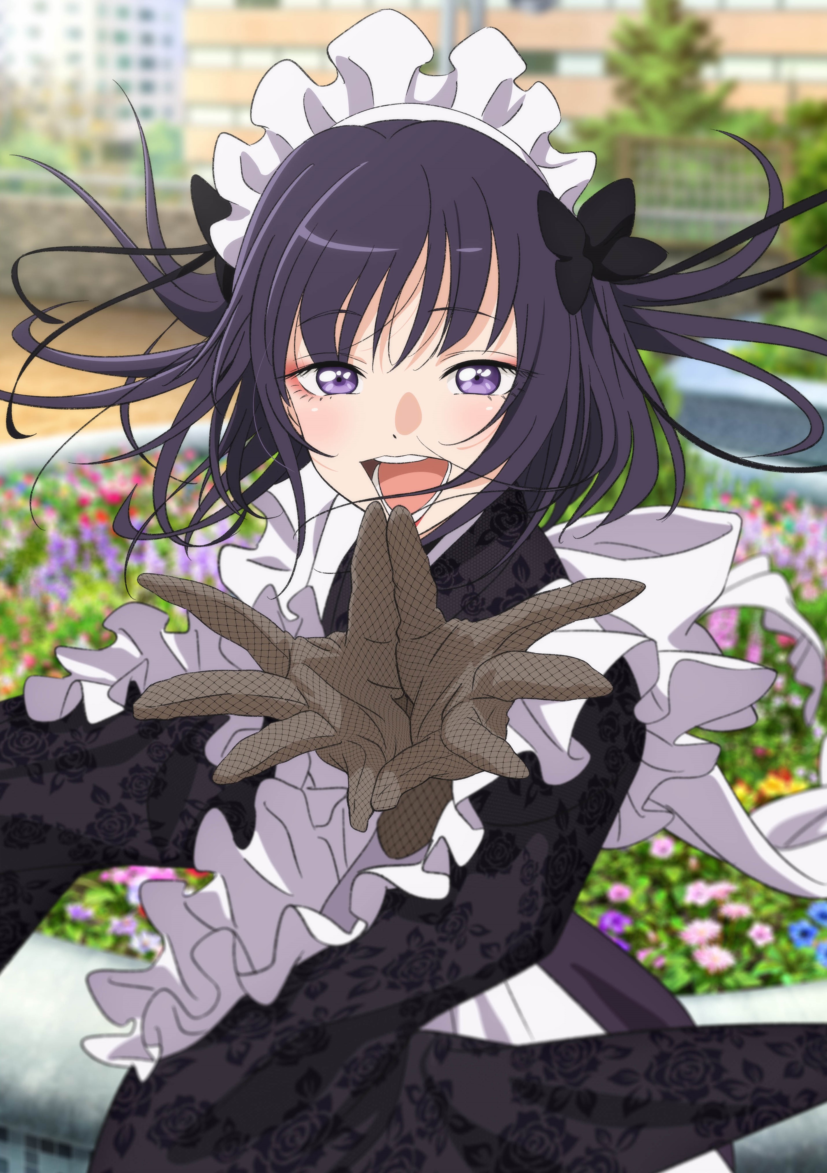 yamazaki jun sono bisque doll wa koi wo suru kitagawa marin kuroe shizuku fishnets maid wa maid ...